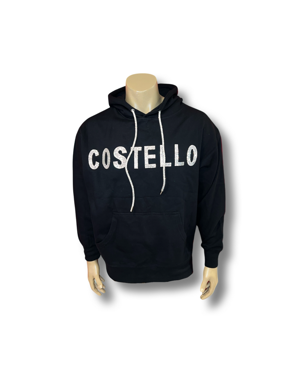 Costello Rhinestone Logo Hoodie